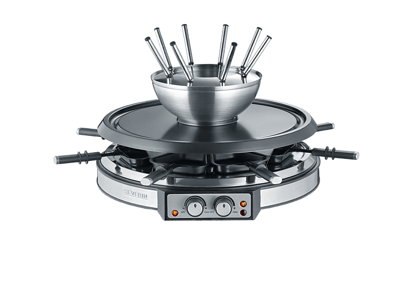 Raclette grill | SEVERIN Raclette para 8 personas y fondue elétrica 2 ...
