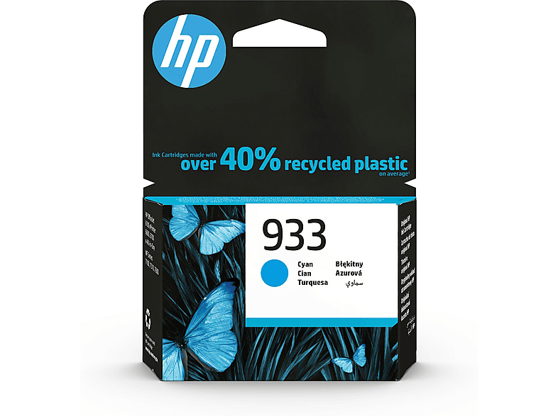 HP CN058AE NR.933 CYAN ORIGINAL INK CARTRIDGE Druckerpatrone Cyan ...