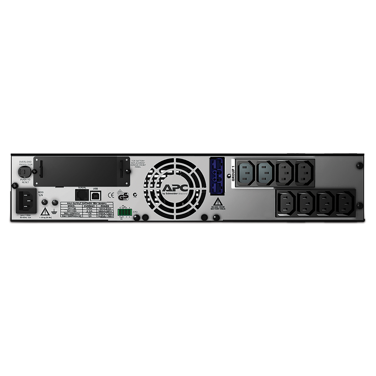APC APC USV SMX750I SMARTUPS X 750VA Rack/Tower LCD 230V Multimedia ...