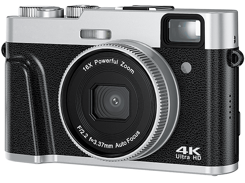 INF Digitalkamera 4K/48 MP/16-facher Zoom/Autofokus/Sucher/Anti-Shake ...