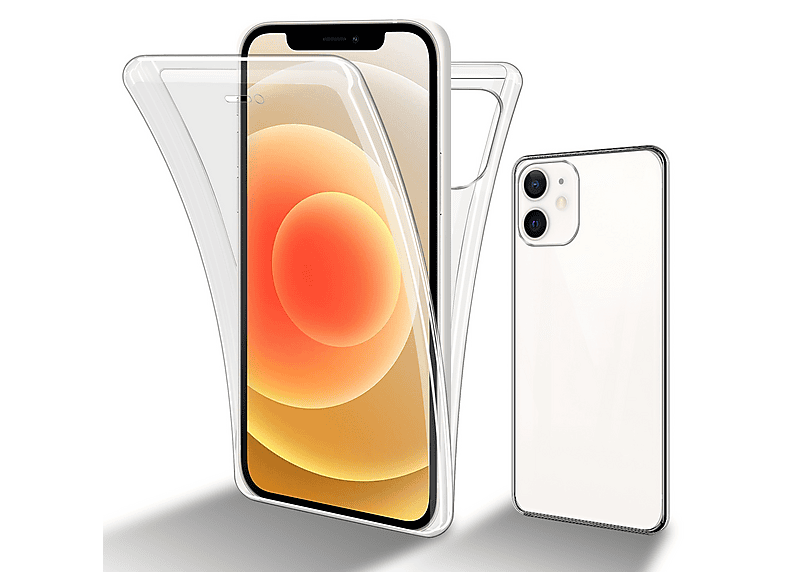 CADORABO TPU 360 Grad Case Hülle, Backcover, Apple, iPhone 12 MINI ...