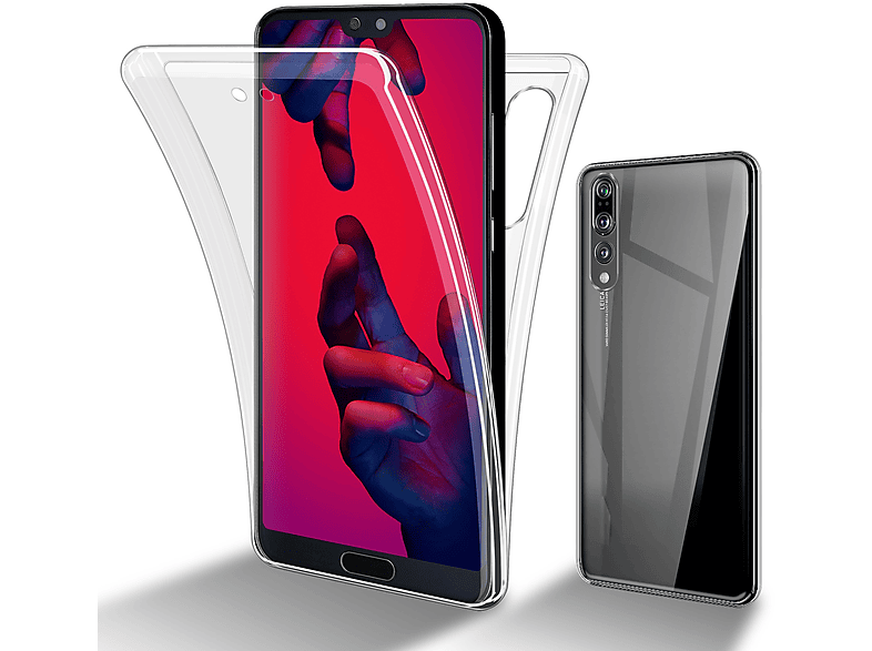 CADORABO Hoesje 360° Full Body bescherming met displaybescherming geschikt voor Huawei P20 PRO ...