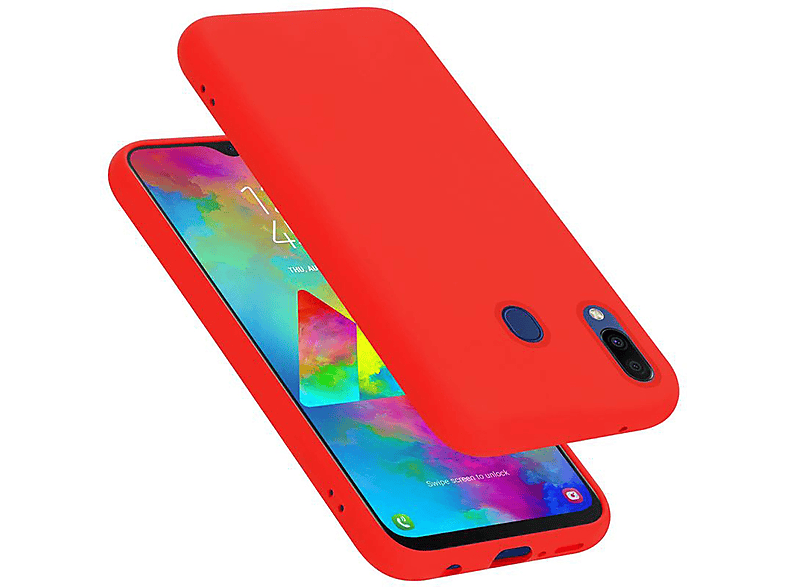 CADORABO Hülle im Liquid Silicone Case Style, Backcover, Samsung ...