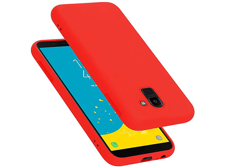 CADORABO Hülle im Liquid Silicone Case Style, Backcover, Samsung ...