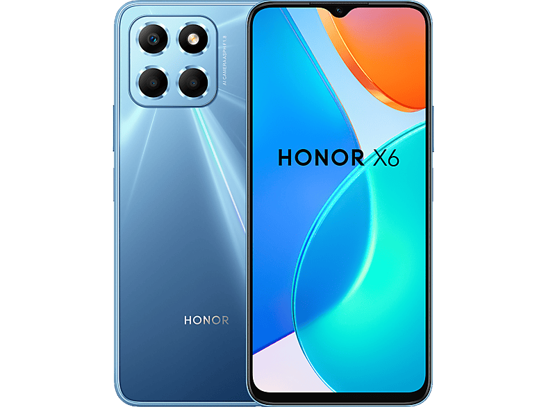 HONOR X6, Ocean Blue, Móvil Android, 64 GB, 4 GB RAM, 6,5 " HD ...