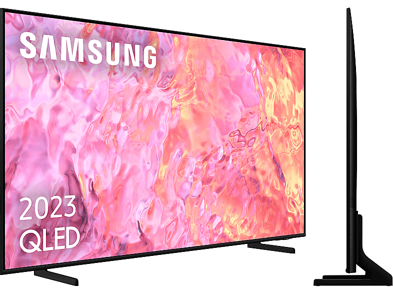 SAMSUNG QLED Q60C (2023) 50 Zoll QLED TV (Flat, 50 Zoll / 125 cm, QLED ...
