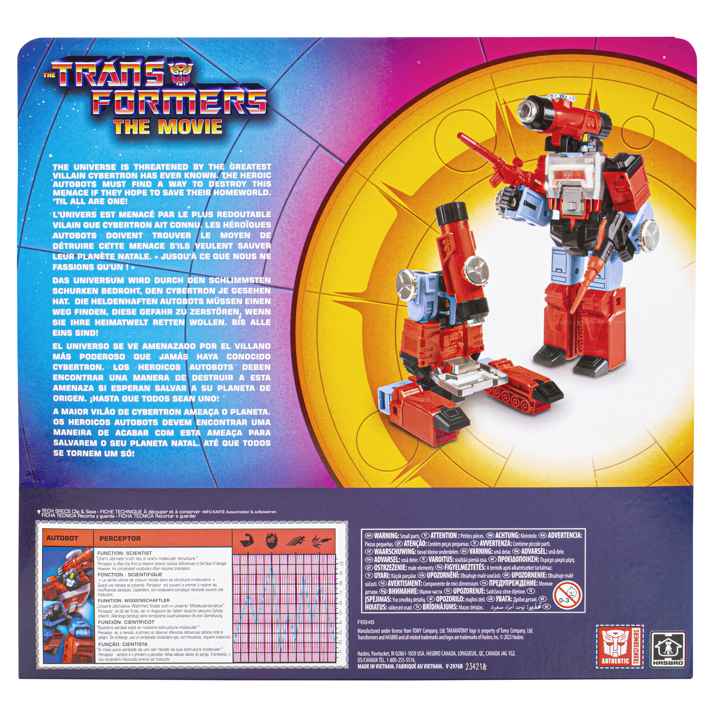 Figura - Transformers Retro - Transformers: La película - Perceptor ...