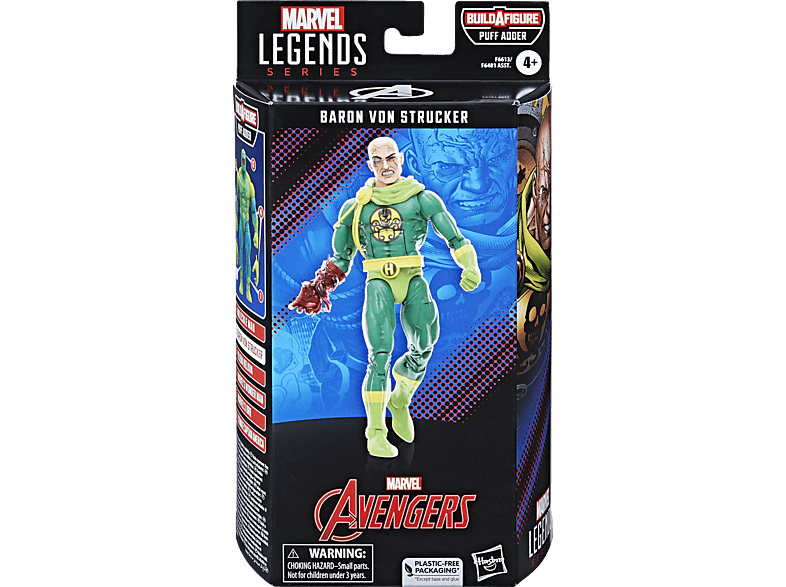 Figura | HASBRO Marvel Legends Series - Figura de Baron Von Strucker ...
