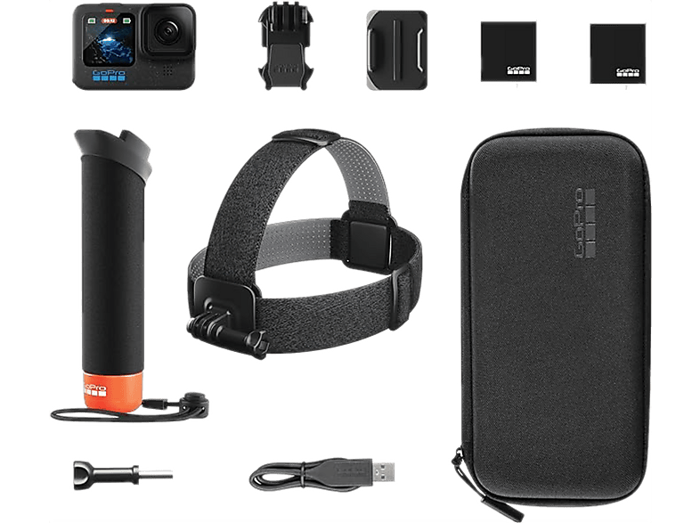 Cámara deportiva Hero 12 + Bundle Accesori | GOPRO, Negro, 3,5 mm ...
