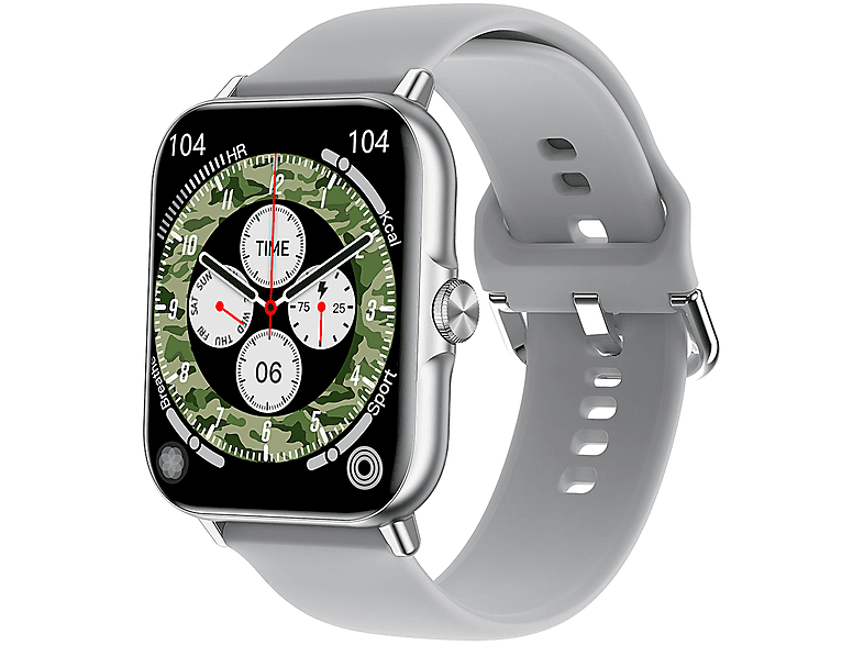 SMARTWATCH DAM ELECTRONICS A01, Cassa: Grigio Cinturino: Grigio ...