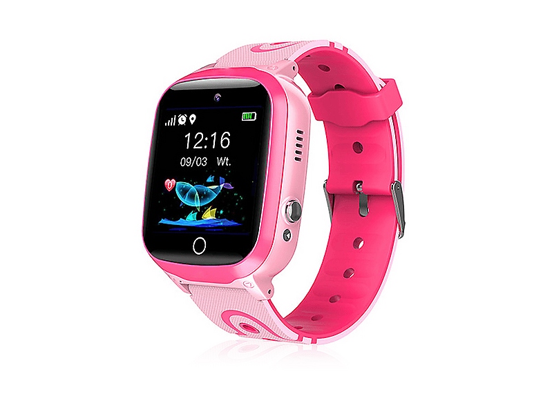 DAM ELECTRONICS DMAN0230C55 Kinder-Smartwatch Silikon, Rosa | MediaMarkt