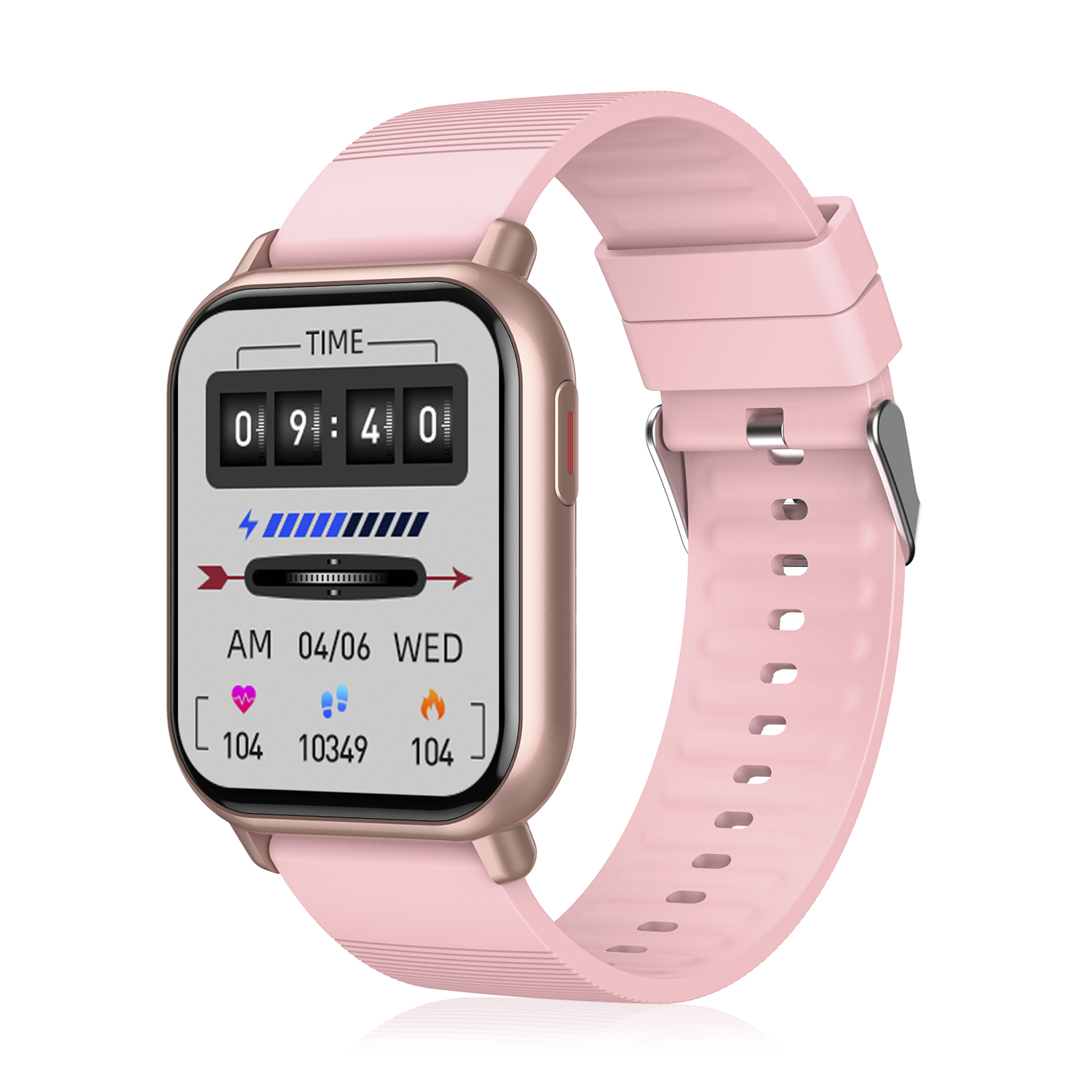DAM ELECTRONICS DMAT0056C55 Smartwatch Silikon, Rosa | MediaMarkt