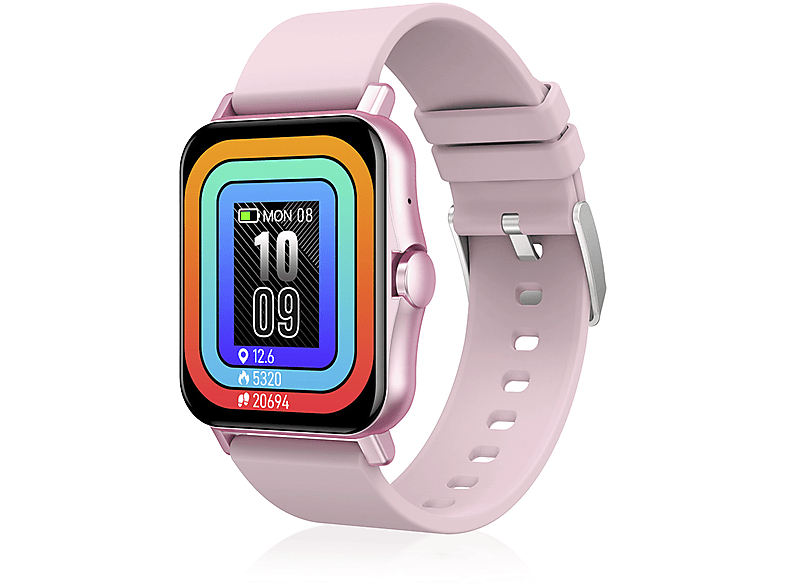 Smartwatch | DAM ELECTRONICS ZW23 con termómetro corporal, tensión y O2 ...