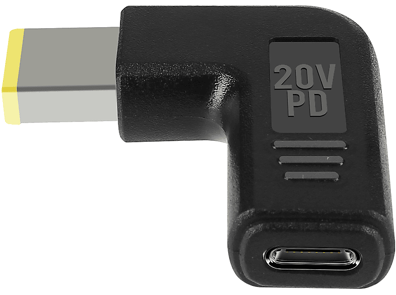 AVIZAR USB-C / Lenovo quadratischer Stecker USB-Hub Schwarz | MediaMarkt