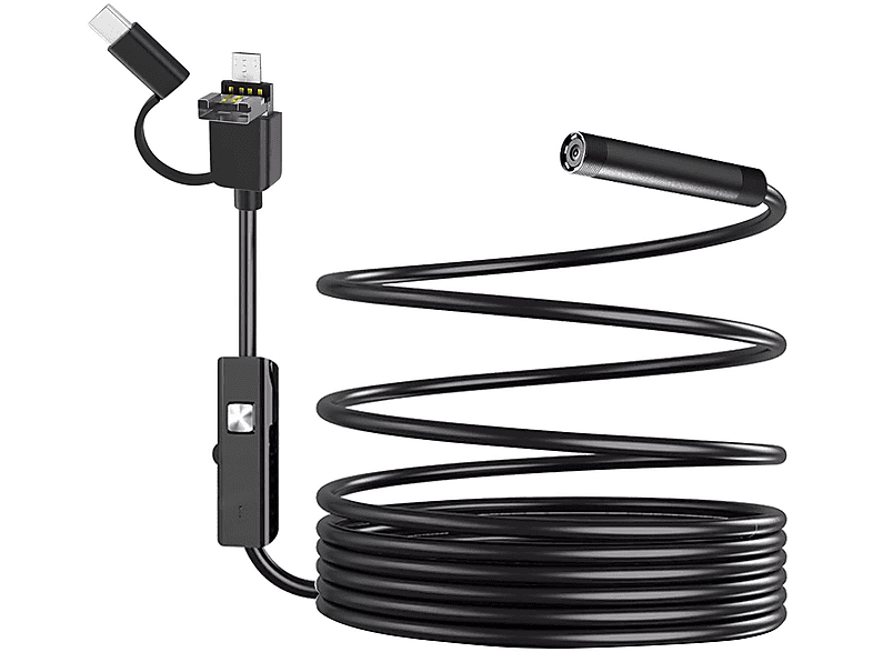 AVIZAR Endoskopkamera USB-C, Micro-USB, USB Anschlüsse Endoskop-Kamera ...