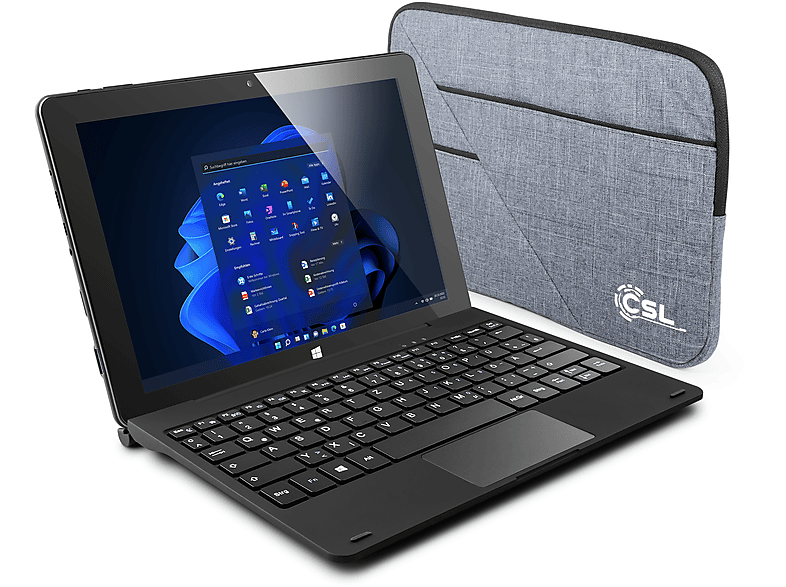 CSL Panther Tab HD USB 3.1 + Tasche, Tablet, 128 GB, 10,1 Zoll, Schwarz | MediaMarkt