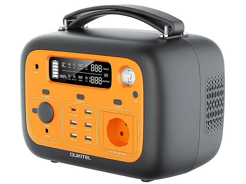 OUKITEL P501 Stromzeuger 140400mAh Orange | MediaMarkt