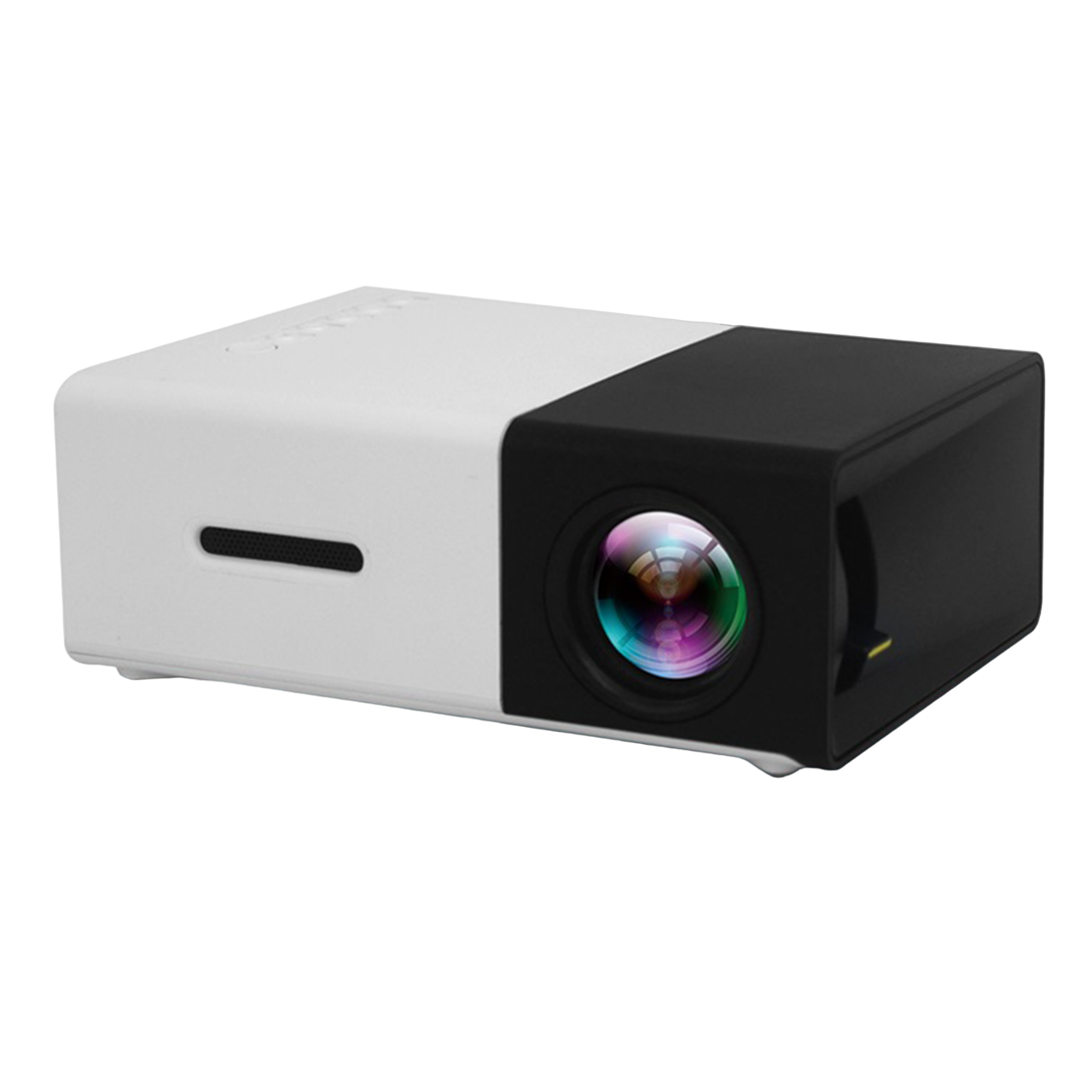 BYTELIKE Mini Beamer - FHD 1080P Projektor Klein Kurzdistanz Handy 3D ...