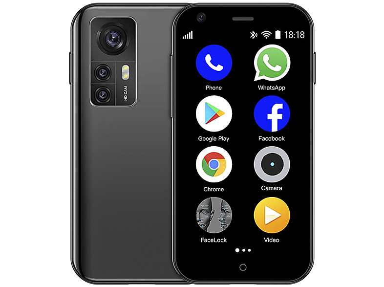 Móvil | DAM ELECTRONICS Mini smartphone D18 3G, Android, 1GB RAM + 8GB ...