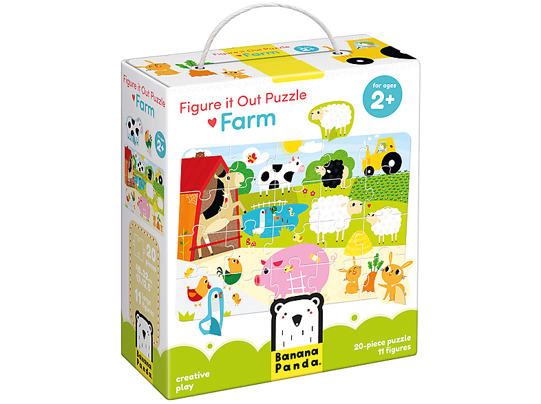 BANANA PANDA Banana Panda Figure It Out Puzzle Anfängerpuzzle mit ...