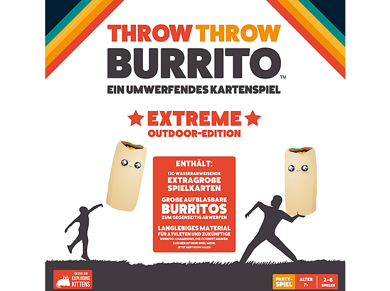 EXPLODING KITTENS EXKD0020 THROW THROW BURRITO-EXTREME OUTDOOR ED ...