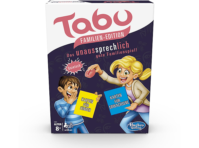 HASBRO GAMING E4941100 TABU FAMILIEN-EDITION Gesellschaftsspiel ...