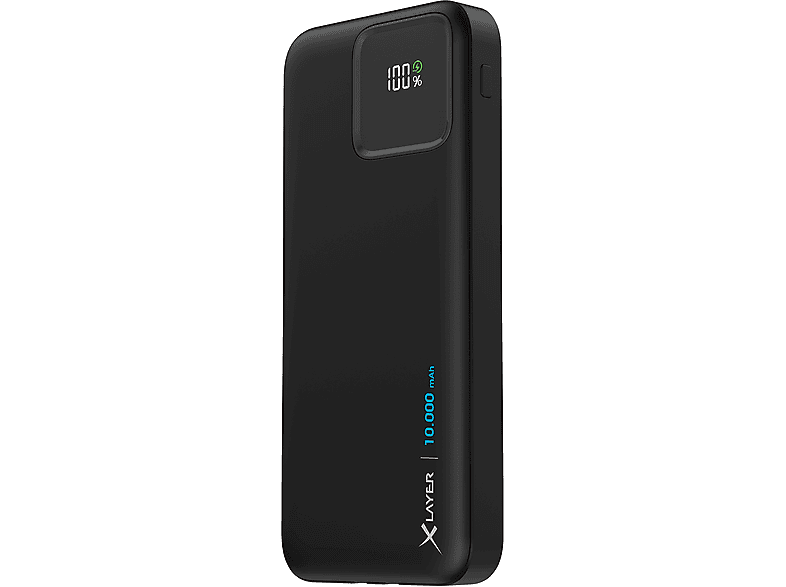 XLAYER Powerbank 10.000mAh mit zwei integrierten Kabeln PD 20W ...
