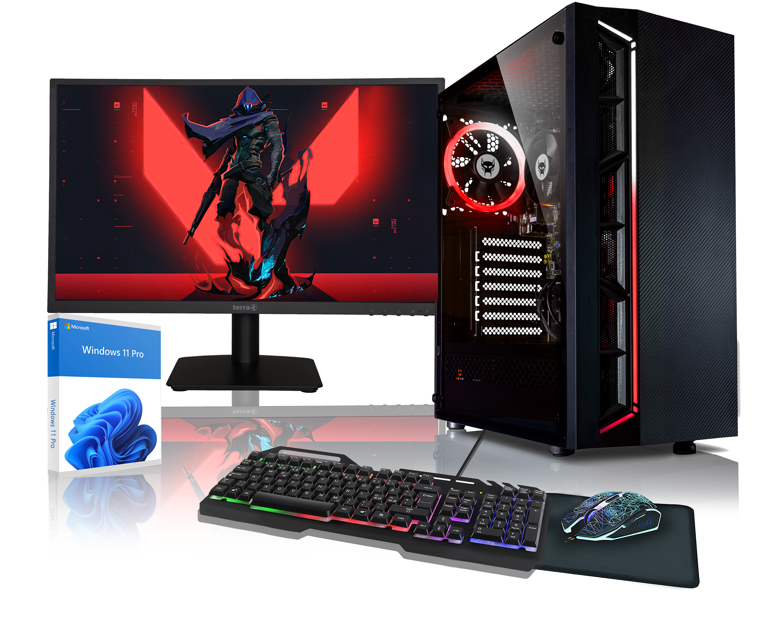 BEASTCOM Q3 | Essential Gaming PC | Komplett-Set, Windows 11 Pro (64 ...