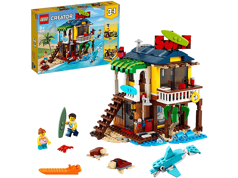 LEGO 31118 SURFER-STRANDHAUS Bausatz | MediaMarkt