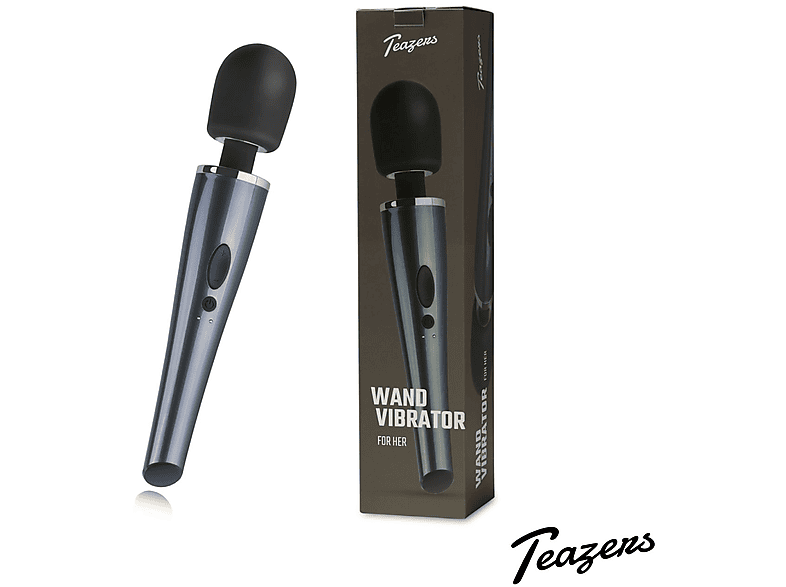 TEAZERS Black Lightning Wand Vibrator Vibrator | SATURN