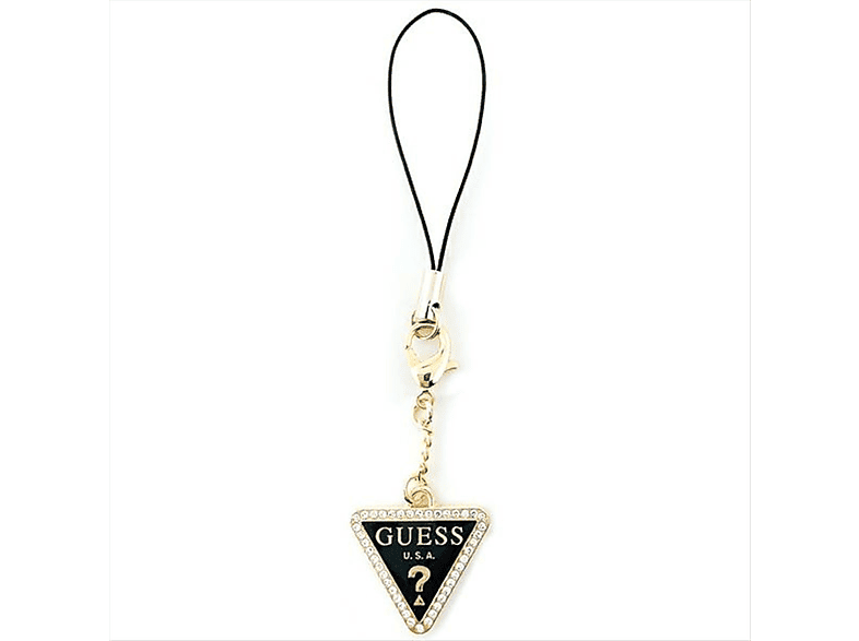 GUESS Guess Phone Strap Triangle Diamond Charm with Rhinestones ...
