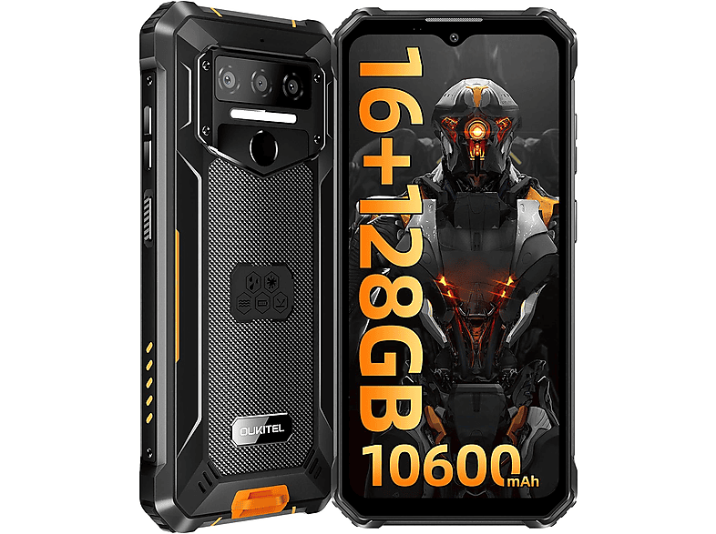 OUKITEL WP23 Pro 16GB RAM 10600mAh Android 13 128 GB Orange Dual SIM | MediaMarkt
