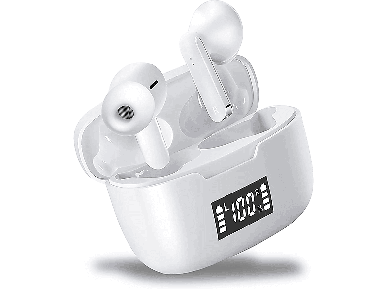 MANIKE AP09, In-ear Bluetooth Kopfhörer Bluetooth Weiß | MediaMarkt