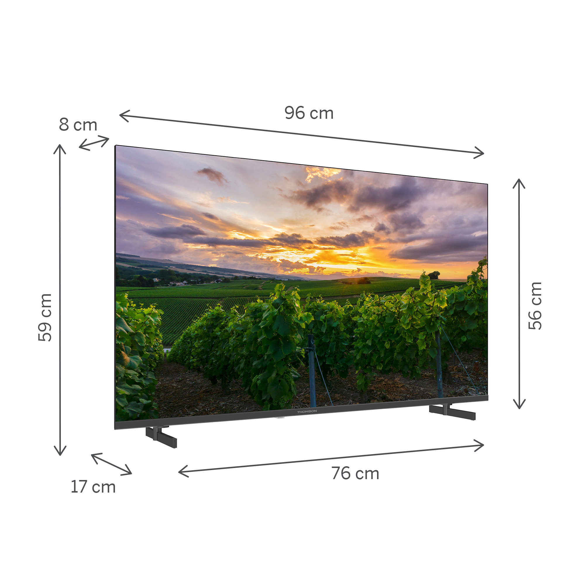 THOMSON 43QA2S13 TV QLED, Piatto, 43 ", UHD 4K | MediaWorld.it