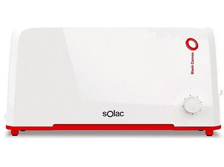 Tostapane SOLAC S96003700 7 1 fetta 800 W Rosso Bianco | MediaWorld.it