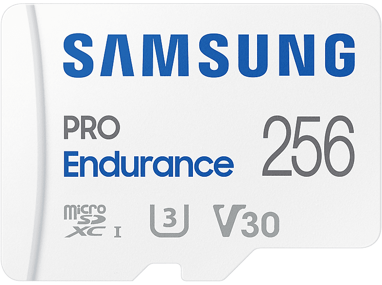 SAMSUNG MB-MJ256KA/EU PRO ENDURANCE 256GB, microSDXC Speicherkarte, 256 ...
