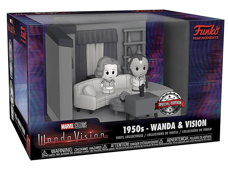 FUNKO Funko Mini Moments 1950´s Wanda & Vision Marvel WandaVision ...