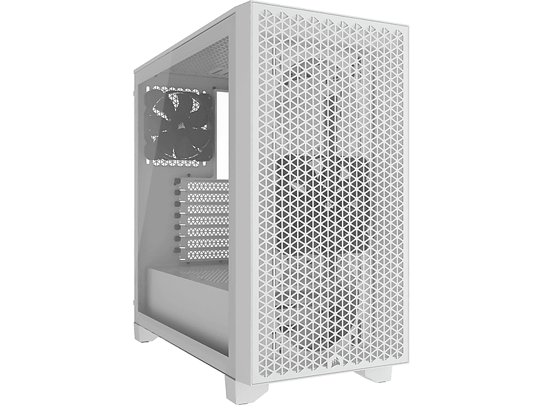 CORSAIR 3000D Airflow PC Gehäuse, weiß | SATURN