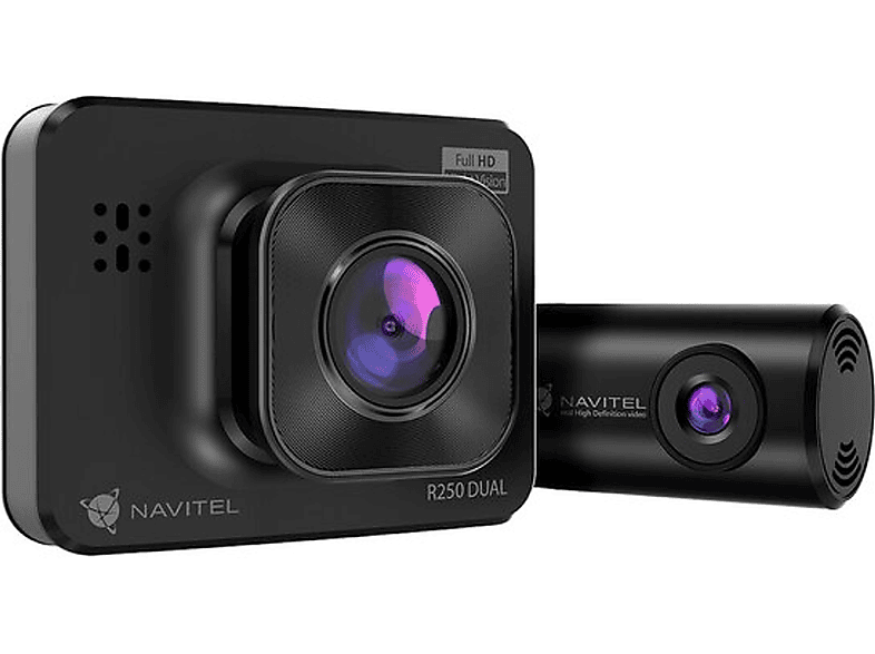 Cámara de vigilancia IP | NAVITEL R250 DUAL, Full-HD, Full HD, Negro ...