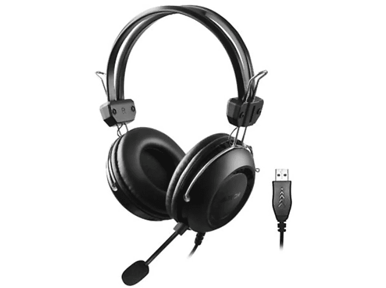 A4TECH 4711421952408, Over-ear Gaming Headset Schwarz | MediaMarkt