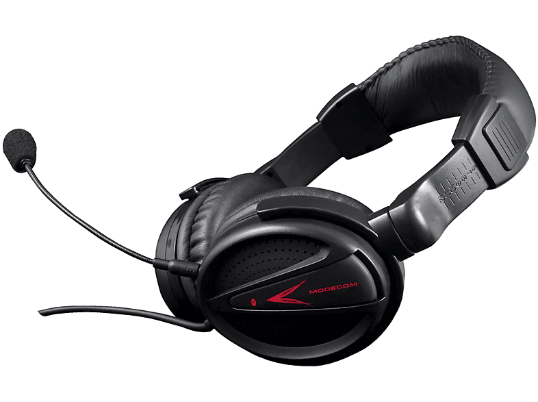 MODECOM MC-828 Striker, Over-ear Gaming Headset Schwarz | MediaMarkt