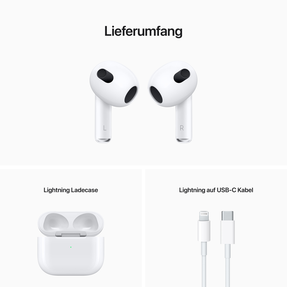 Słuchawki bezprzewodowe APPLE AirPods (3rd generation) AirPods Biały ...