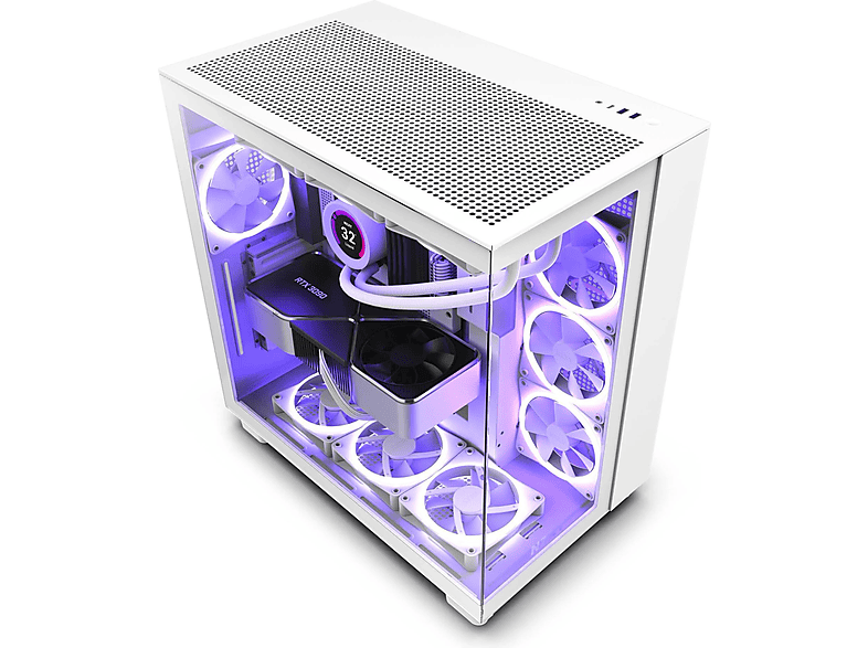 PC CASE NZXT H9 All white | MediaWorld.it