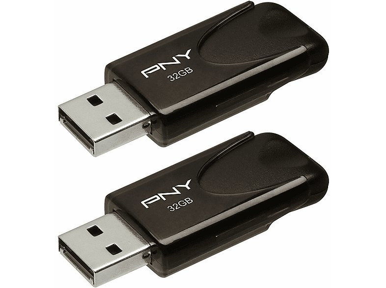 PNY Attaché 4 USB Stick (Schwarz, 32 GB) | SATURN