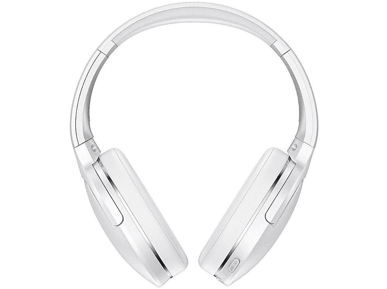 BASEUS NGTD010302, Over-ear Kopfhörer Bluetooth Weiß | MediaMarkt