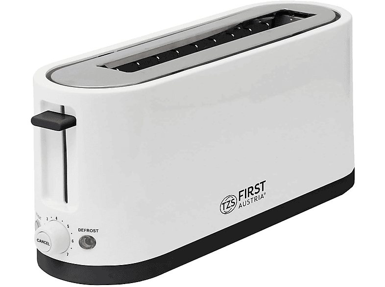 TZS FIRST AUSTRIA FA-5368-4 Toaster Weiß (900 Watt, Schlitze: 2 ...