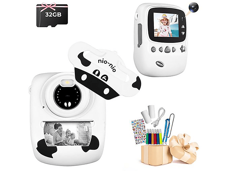 LINGDA AT-H-ETXJ-1-17 Kinderkamera Weiß, | MediaMarkt