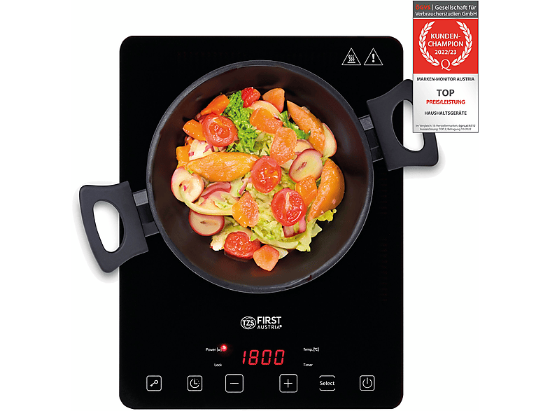 TZS FIRST AUSTRIA FA-5095-2 Induktionskochplatte (Kochfelder: 1) | SATURN