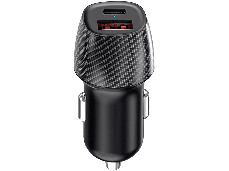 FONTASTIC Kfz-Ladeadapter „Gran“ Fast Charge + Typ-C PD 20W KFZ USB ...