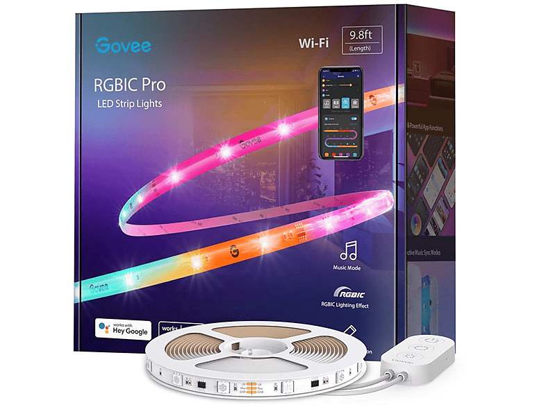 GOVEE H619Z - Wi-Fi RGBIC LED Strip Light LED Stripes RGB | MediaMarkt